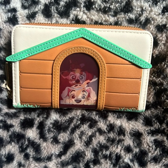 Loungefly | Other | Disney Dogs House Triple Lenticular Zip Around ...